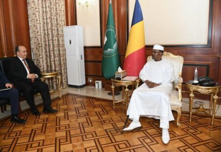 Sifi Ghrieb reçu à N’Djamena par le président Mahamat Idriss Déby